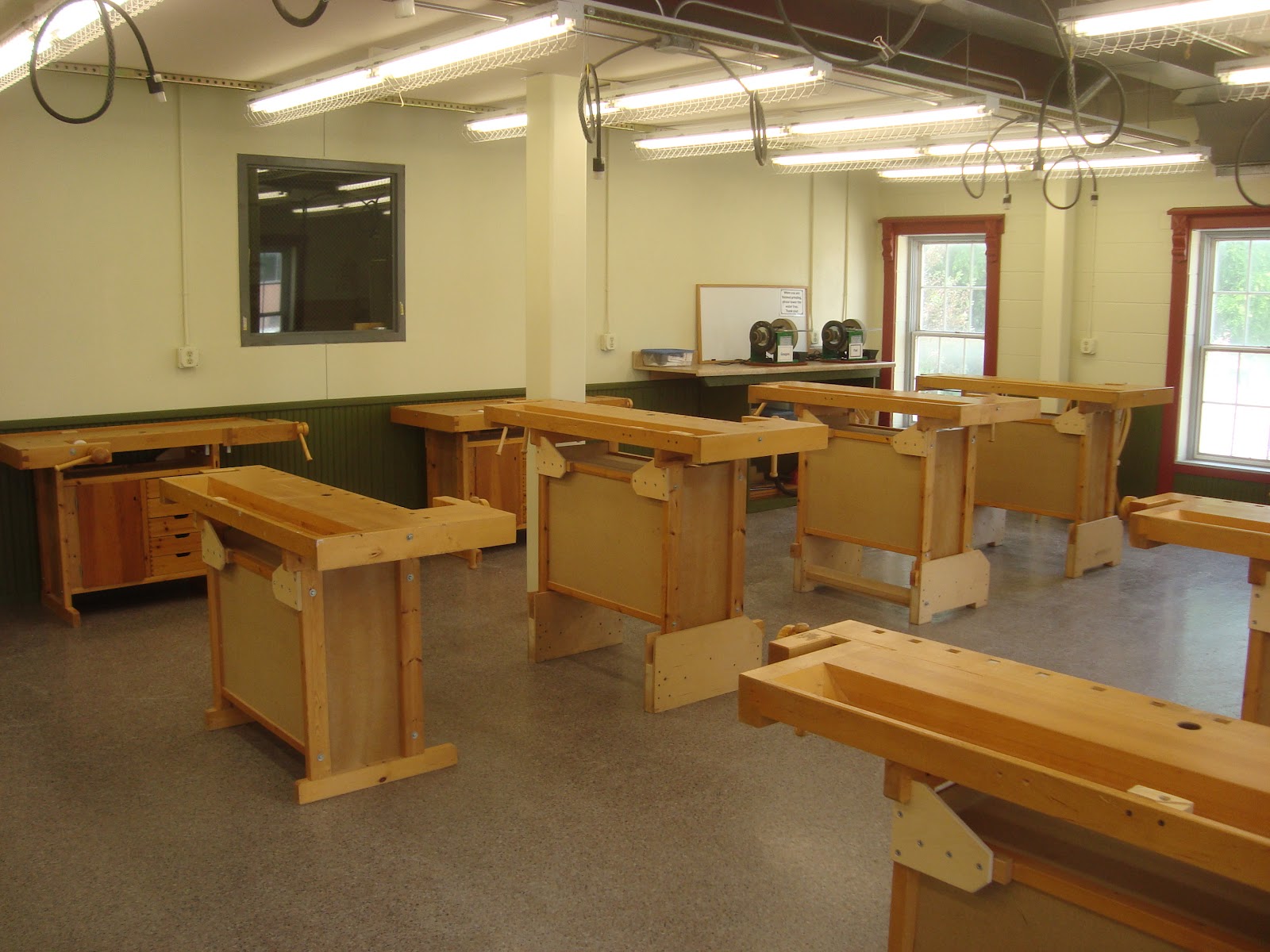 Woodworking Classroom Makeover