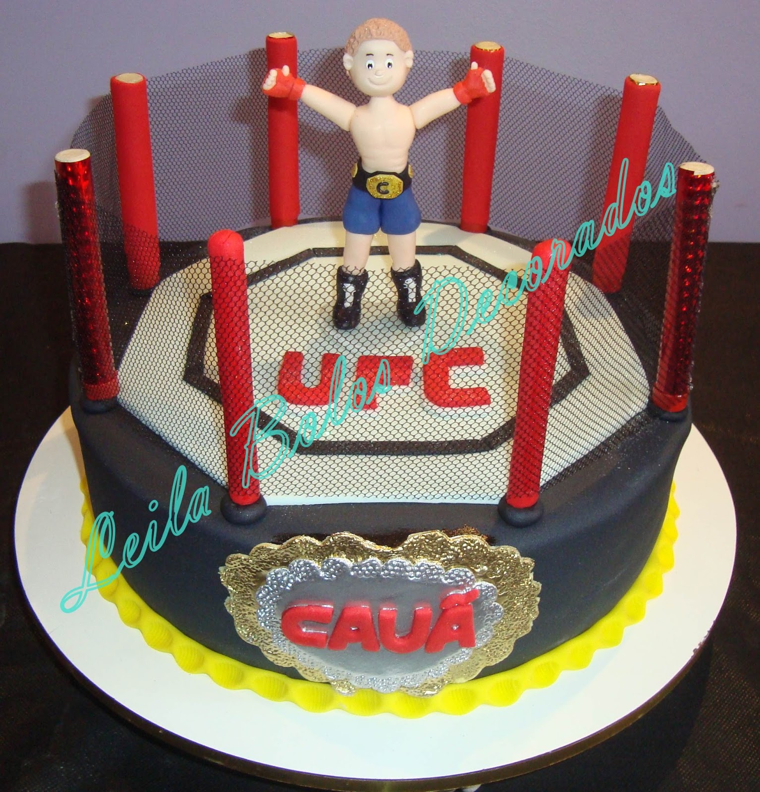 Leila Bolos Decorados: BOLO UFC