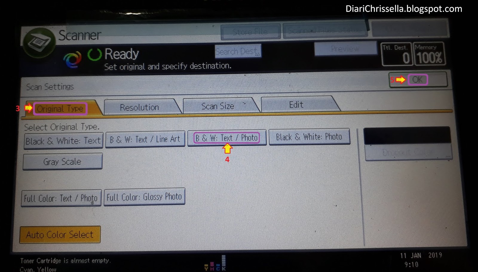 TUTORIAL 14: CARA SCAN KERTAS / DOKUMEN BERWARNA MENJADI HITAM PUTIH ...