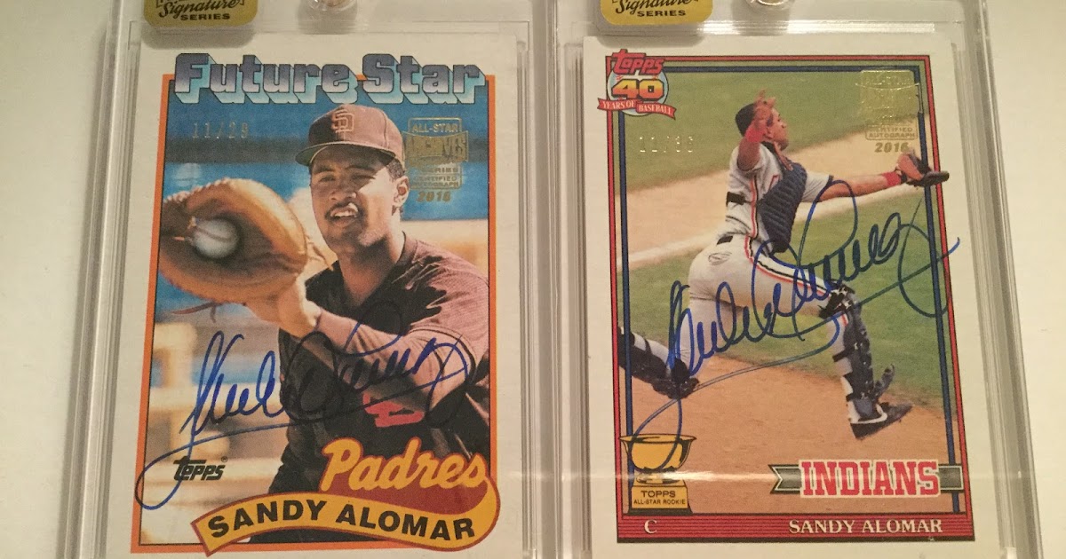 Sandy Alomar Jr. Card Collection: An Archives Signature Update