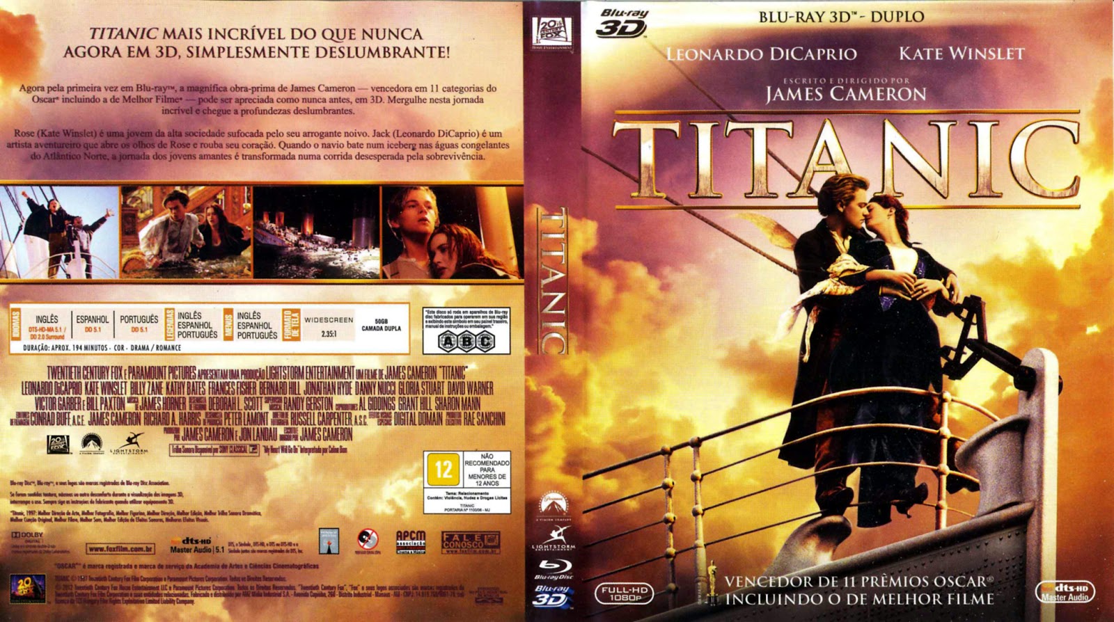 Capa do Filme Titanic - Blu-Ray Capas de DVDs - Capas de Filmes e Capas ...