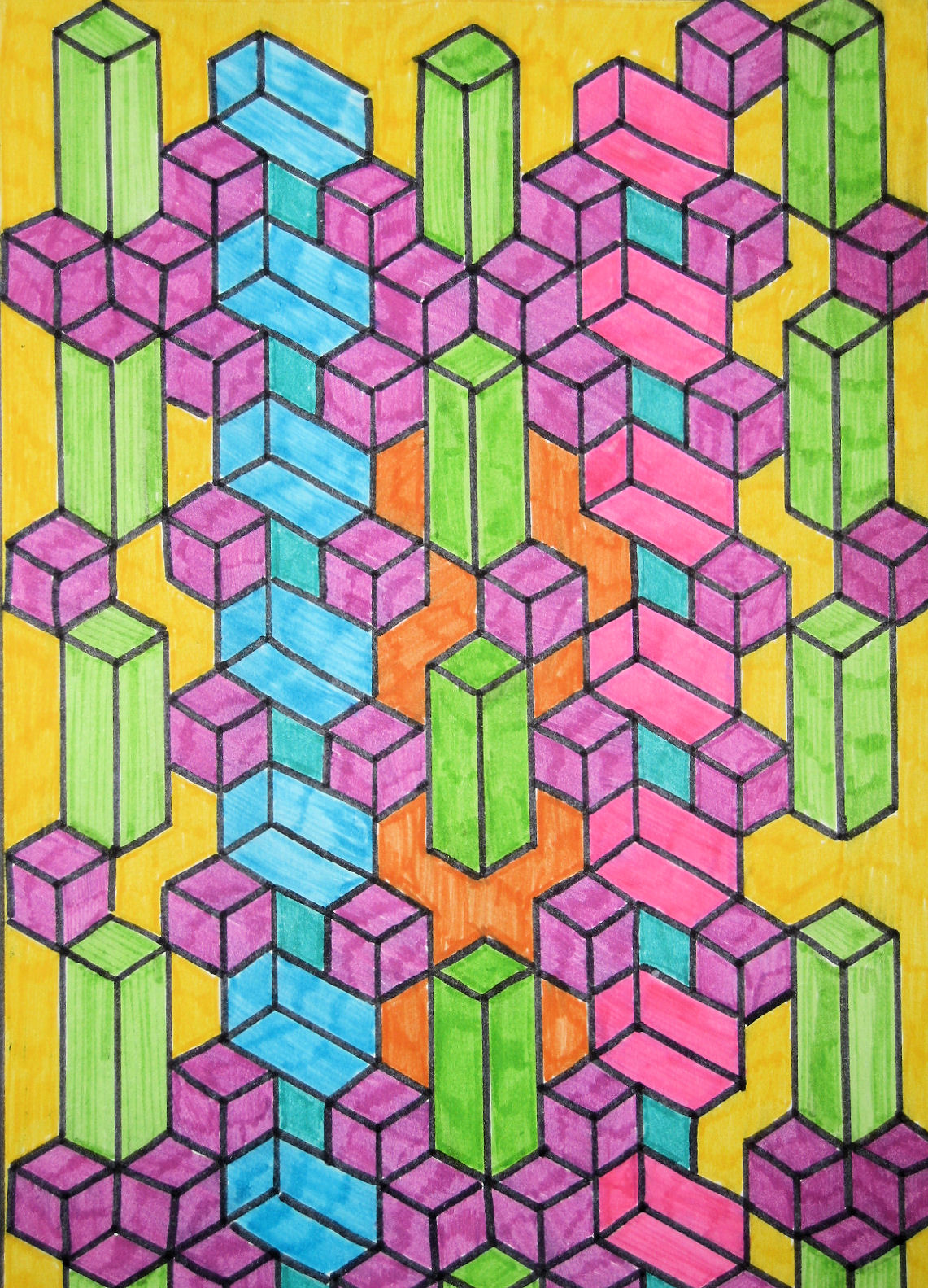 el rincón de senda: CONSTRUYENDO CUBOS