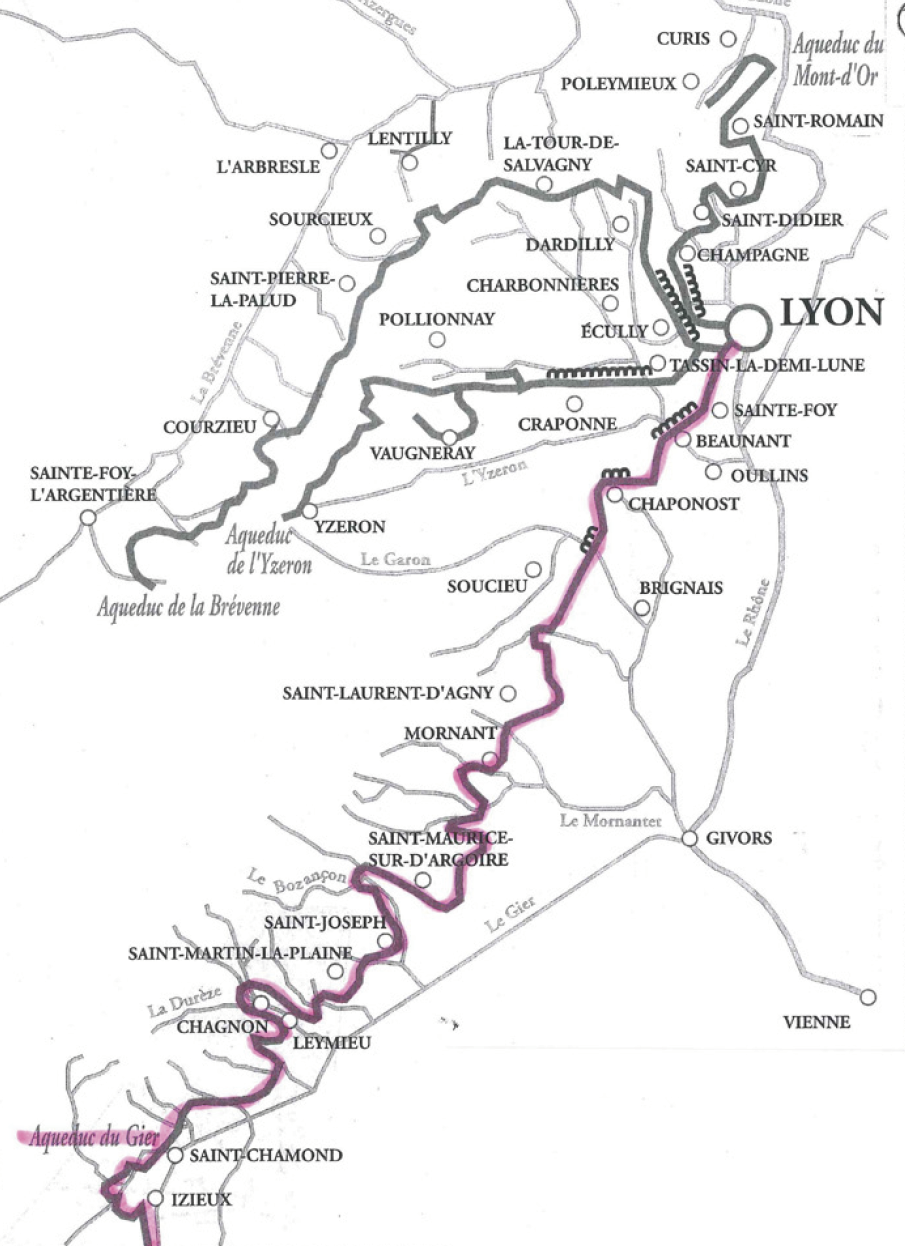 Bridge of the Week: Bridges of Lyon, France: Aqueducts of Ancient Lyon ...