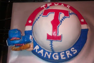My LoveLeigh Life: Texas Rangers Cake