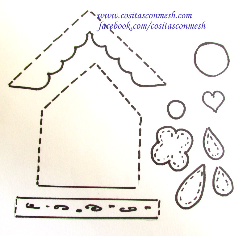 Eu Amo Artesanato: Casinha em eva com molde