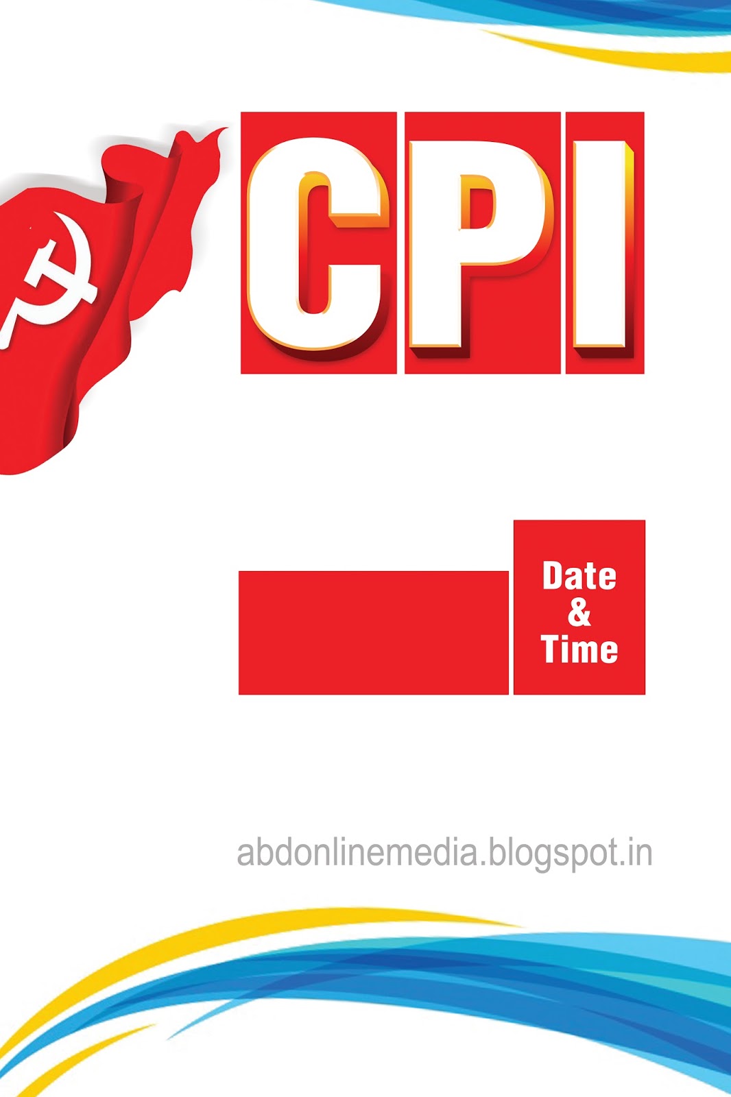 CPI, CPI(M) Poster backgrounds - abdonlinemedia