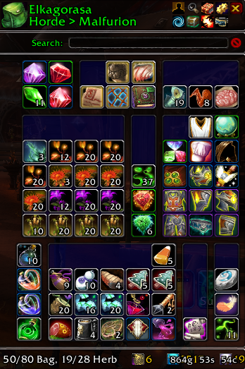 Elkagorasa the Casual: Miss TBag by Shefki? Try ArkInventory