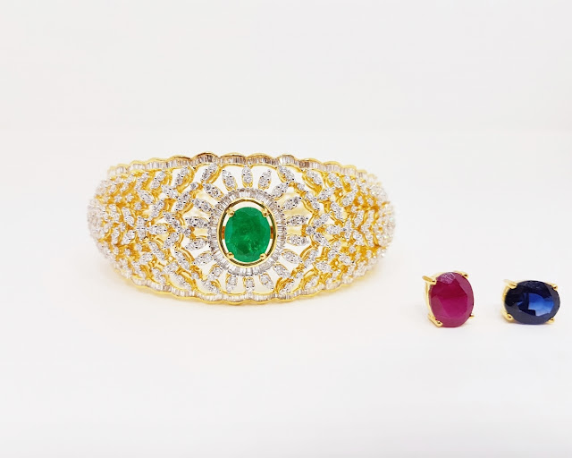 Diamond Set Changeable Bangle by Kothari jewels - Jewellery Designs