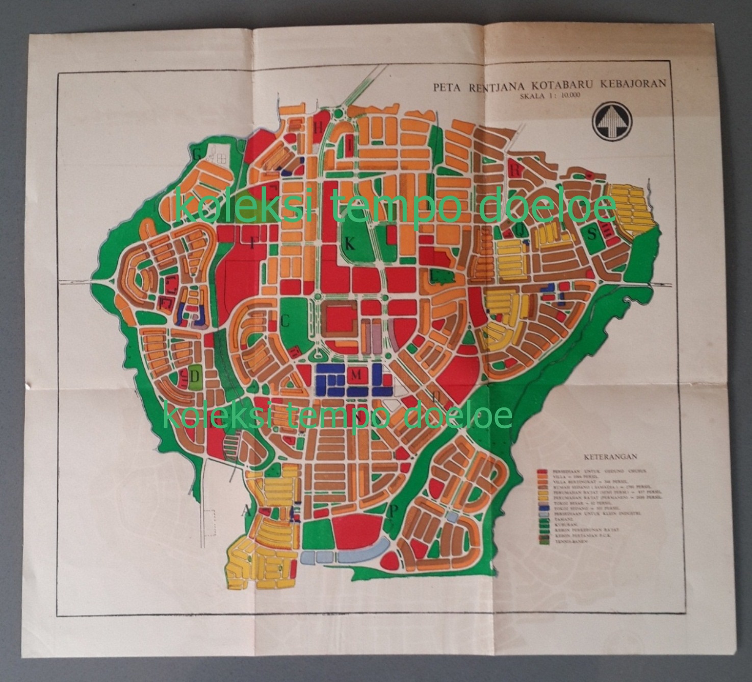 Koleksi Tempo Doeloe: Peta Rentjana Kota - Kebajoran Baru, Peta tua ...