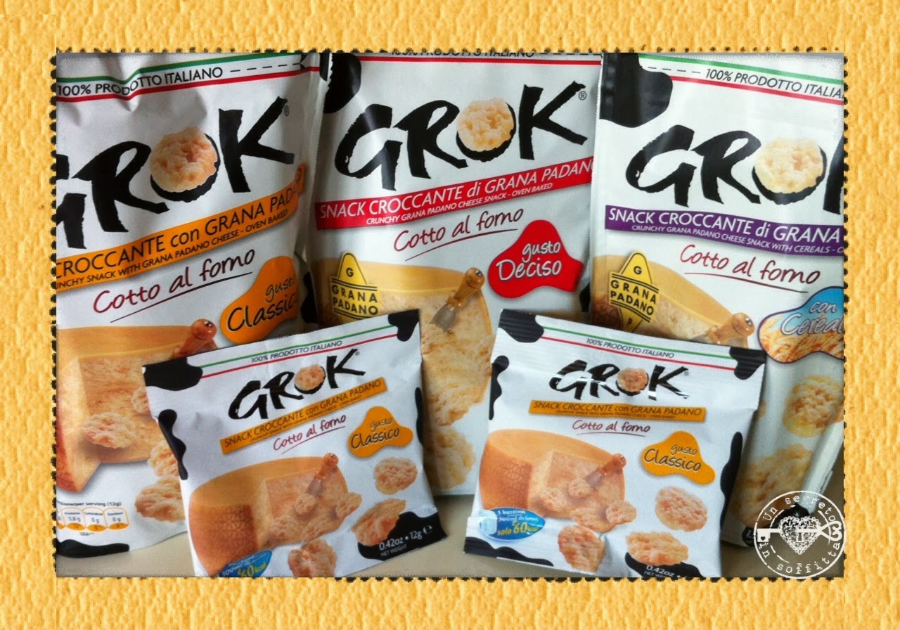 Un segreto in soffitta: Grok: lo snack nutriente con Grana Padano