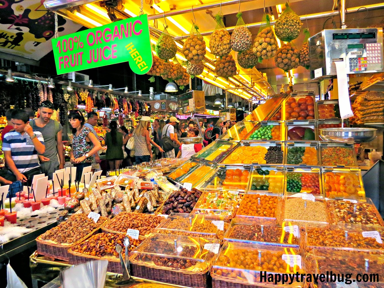 The {Happy} Travel Bug: La Boqueria Market in Barcelona, Spain