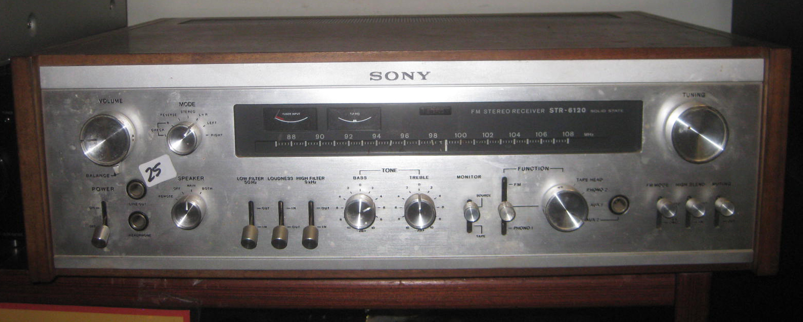 UHURU FURNITURE & COLLECTIBLES: SOLD - 1970s Sony Receiver - $25