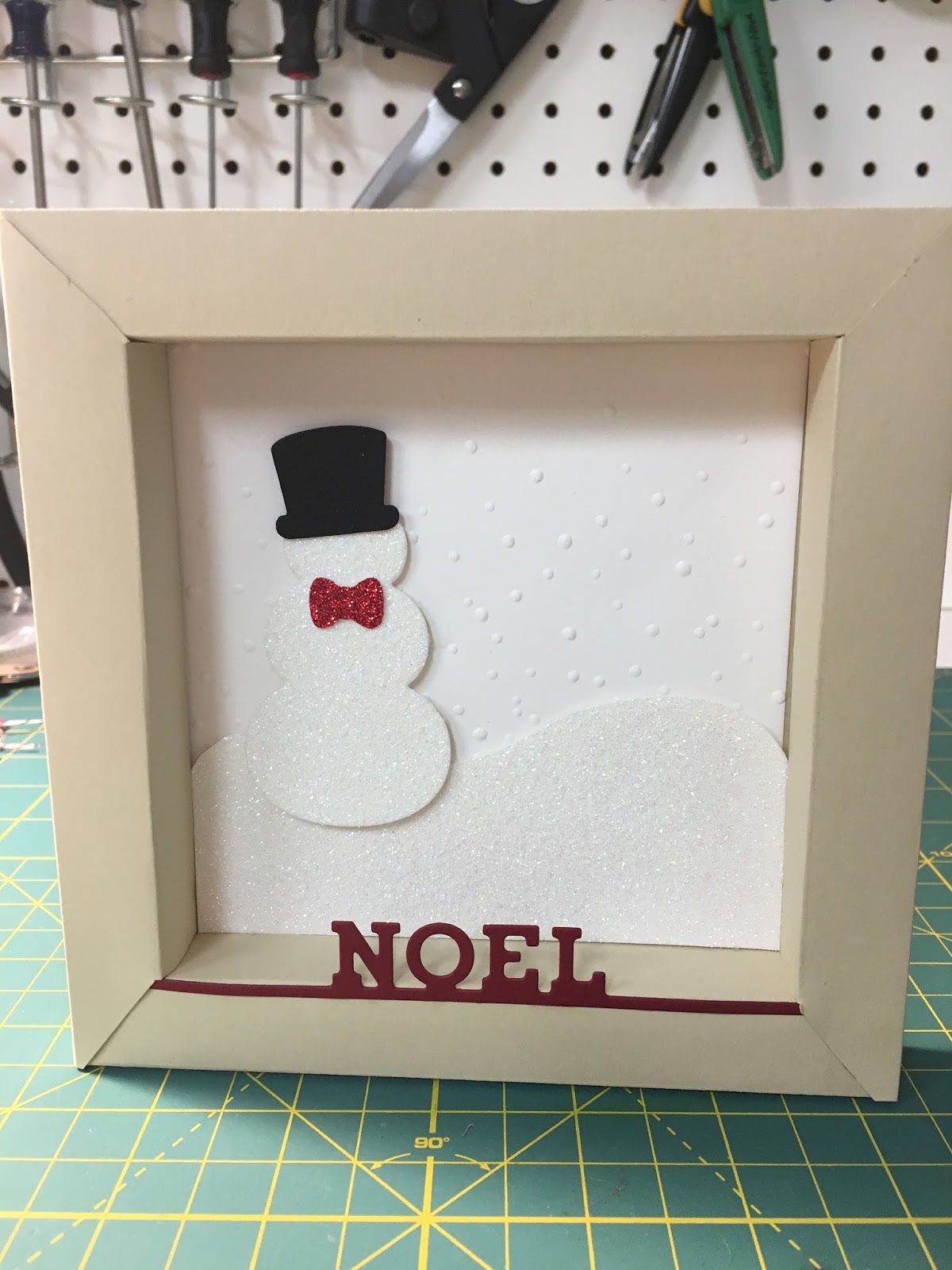 Make My Day Camp: Paper Shadowbox Frame