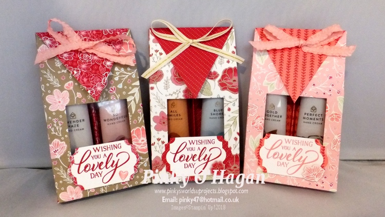Pinky's World Stamping Projects: Pretty hand cream gift box tutorial