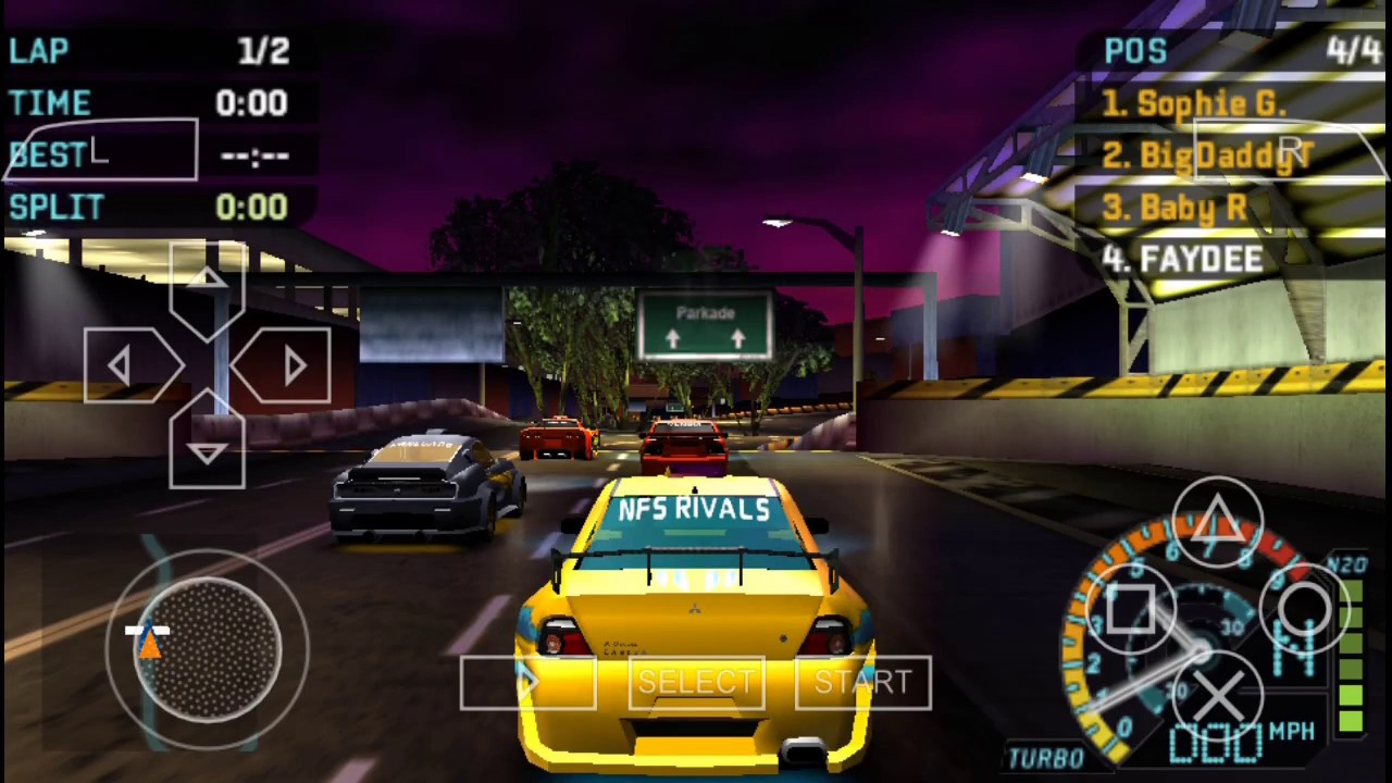 Need For Speed Underground Rivals ISO - pspiso-gamez