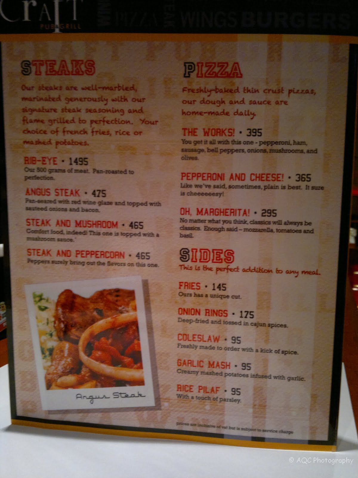 Craft Pub & Grill (The Fort Entertainment Complex) ~ Cheftonio's Blog