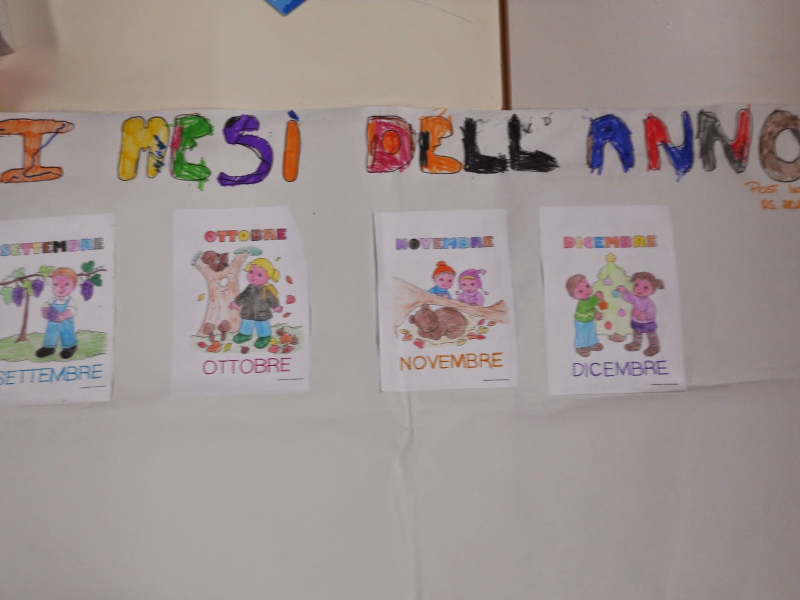 Post scuola.....che passione!: I MESI DELL'ANNO