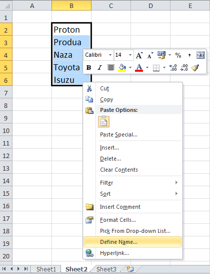 Excel Tutorial | Cara Buat Drop-down List Menu | SuperBlogger