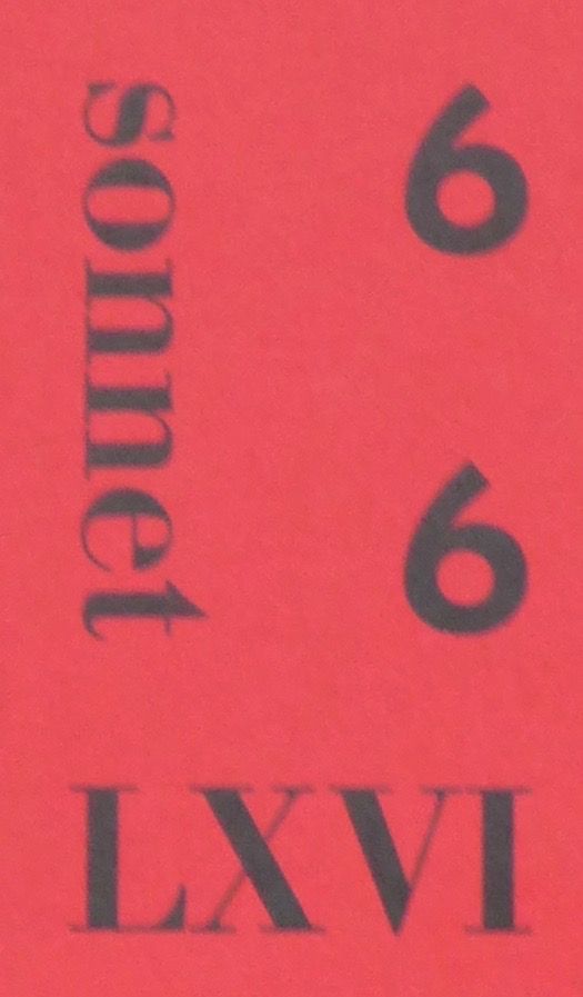 Charles Ricketts & Charles Shannon: 232. William Shakespeare's Sonnet 66