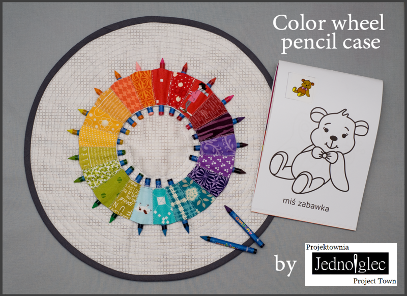 Color wheel pencil case | Projektownia Jednoiglec