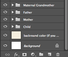 Take Out Photo: Family Tree Photoshop Tutorial and Free Template