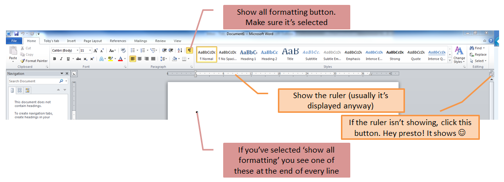 My Creative Stream: Microsoft Word script formatting