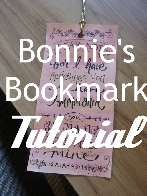 Bonnie's Blessings: Bonnie's Bookmark Tutorial