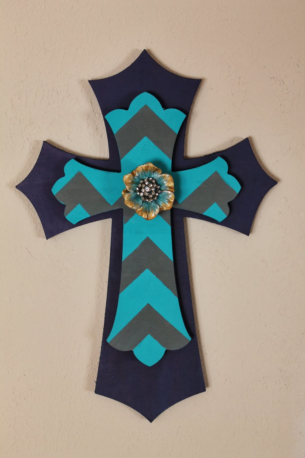 Crafts and Photography: Chevron Cross
