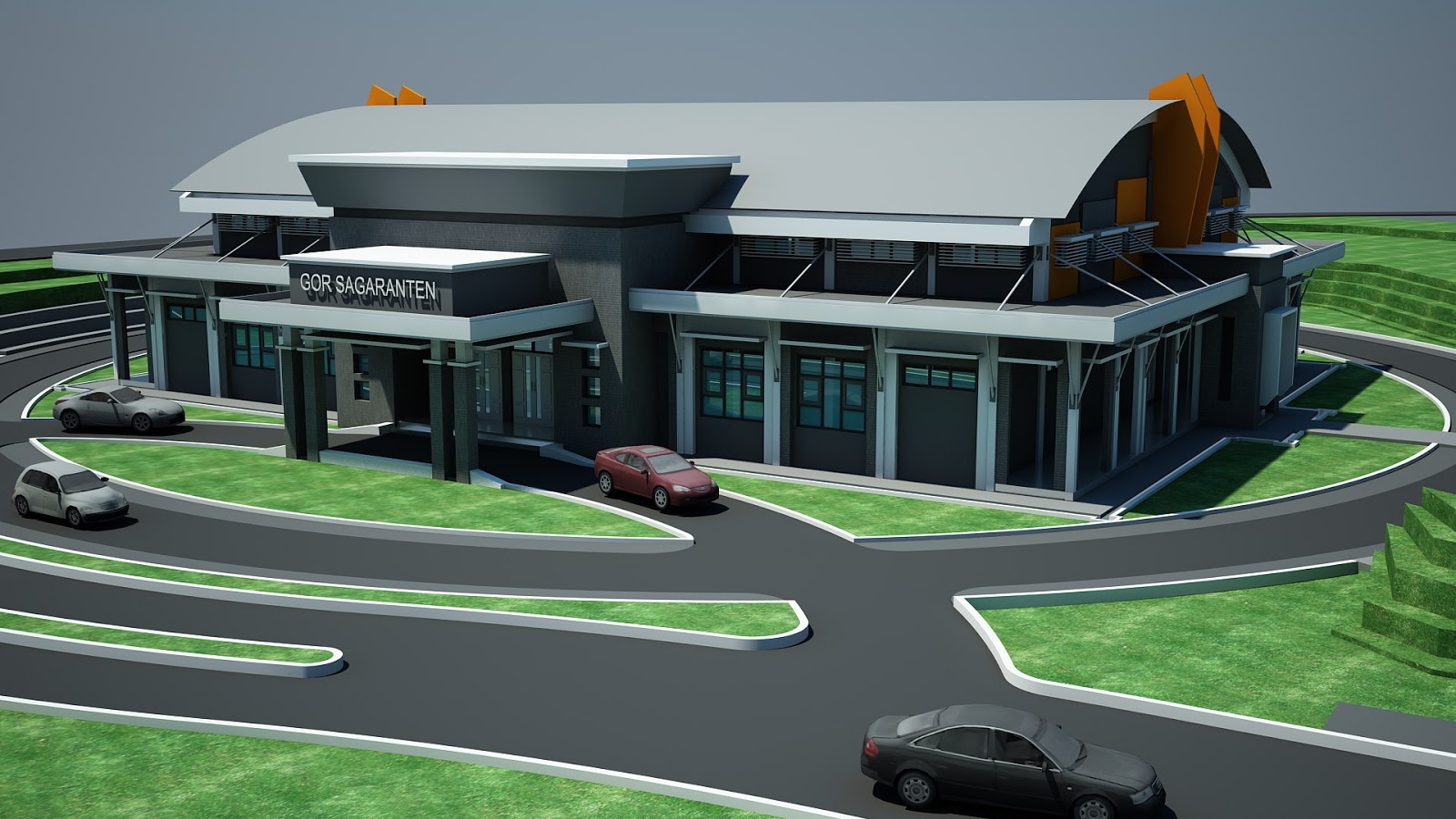 3D ARTIST SUKABUMI, GEDUNG OLAHRAGA (GOR) SAGARNTEN KAB SUKABUMI ~ 3D ...