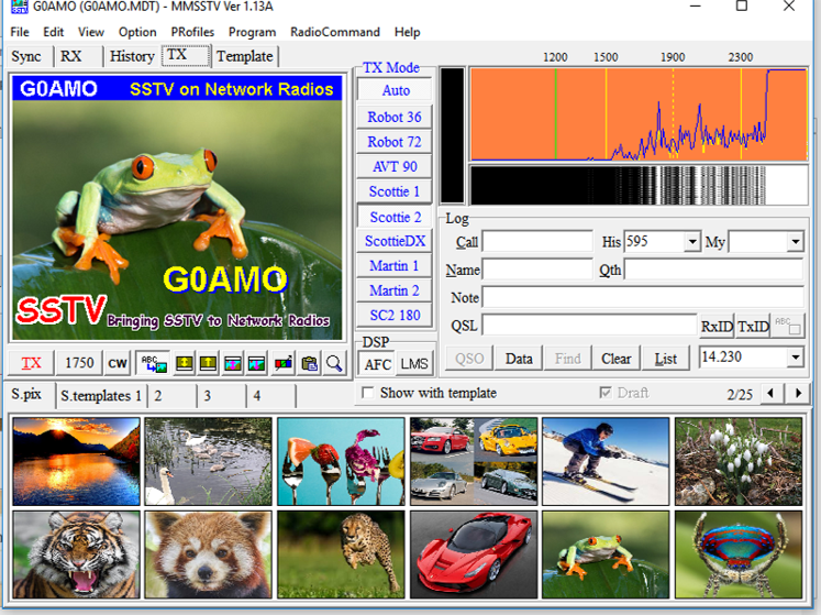 Network Radios - SSTV and Digimodes on Zello: SSTV Information