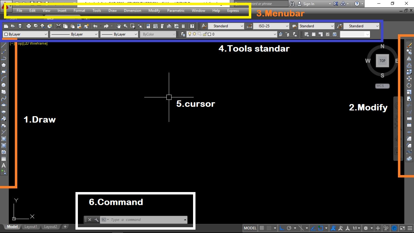 Fungsi Icon Autocad ~ Dizar Smart