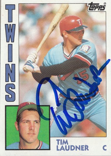 Daily Autograph: Tim Laudner