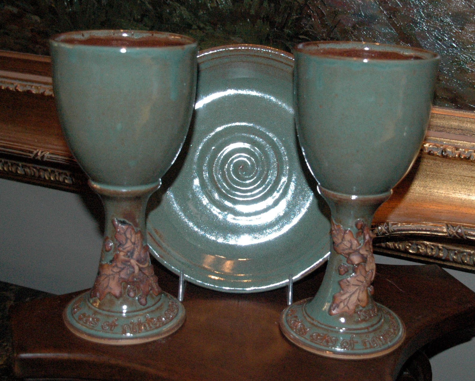 Little Bear Clayworks: Wheel Thrown Pottery Communion Sets