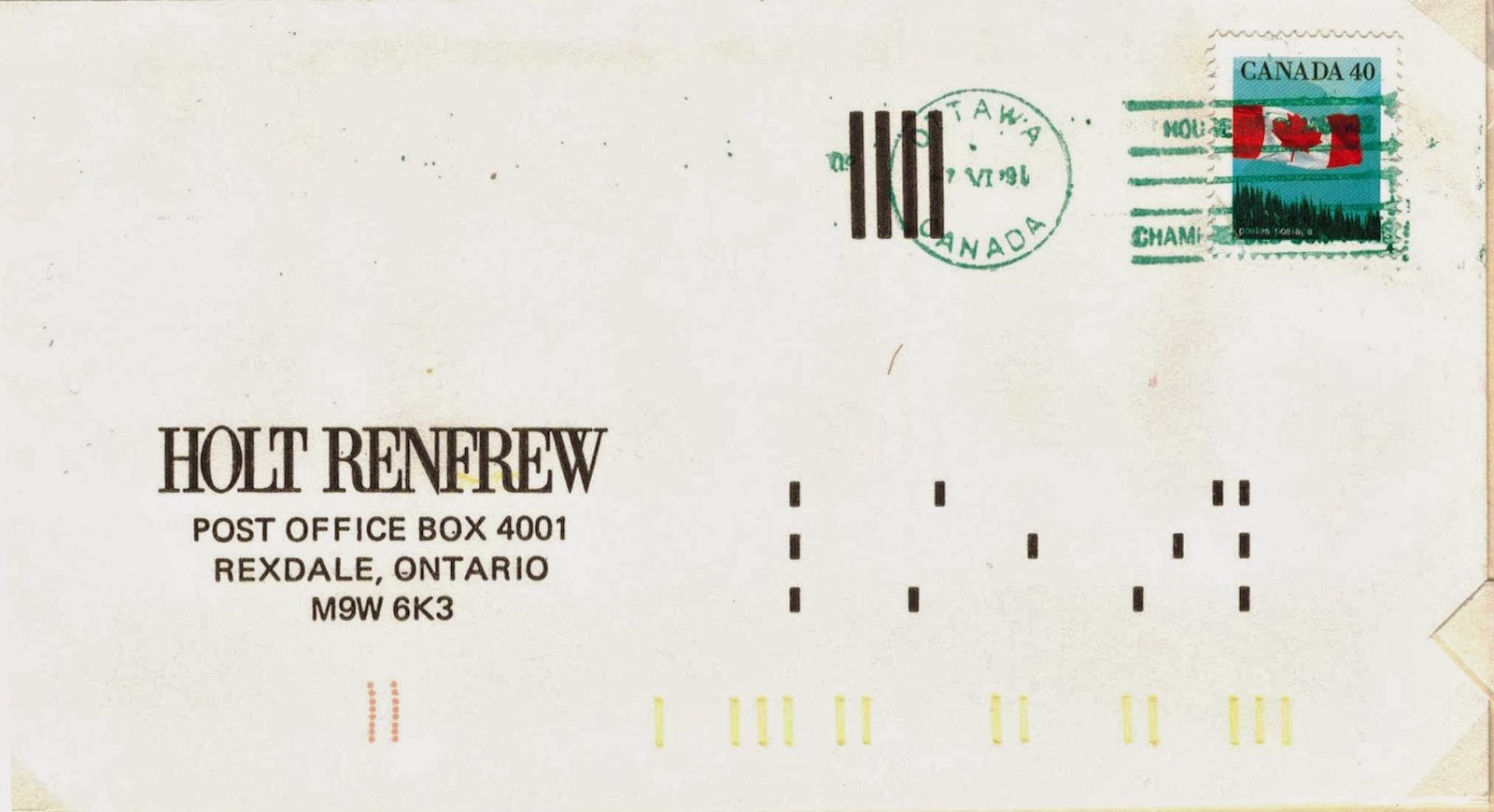 Postal History Corner: Monarch-Free First-Class Letter Rate Definitives ...