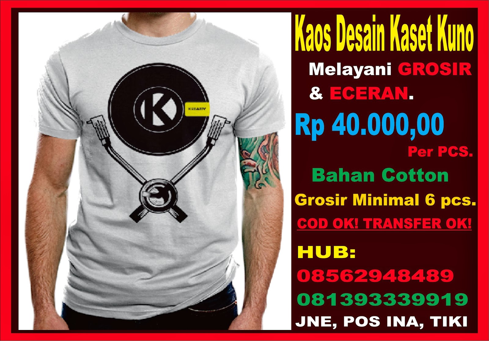 Grosir Kaos Distro Eceran dan Grosir | Kumpulan Bisnis Anda
