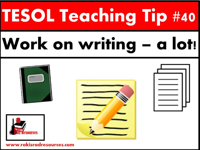 Raki's Rad Resources: TESOL Teaching Tip #40 - Kick Starting Writing ...