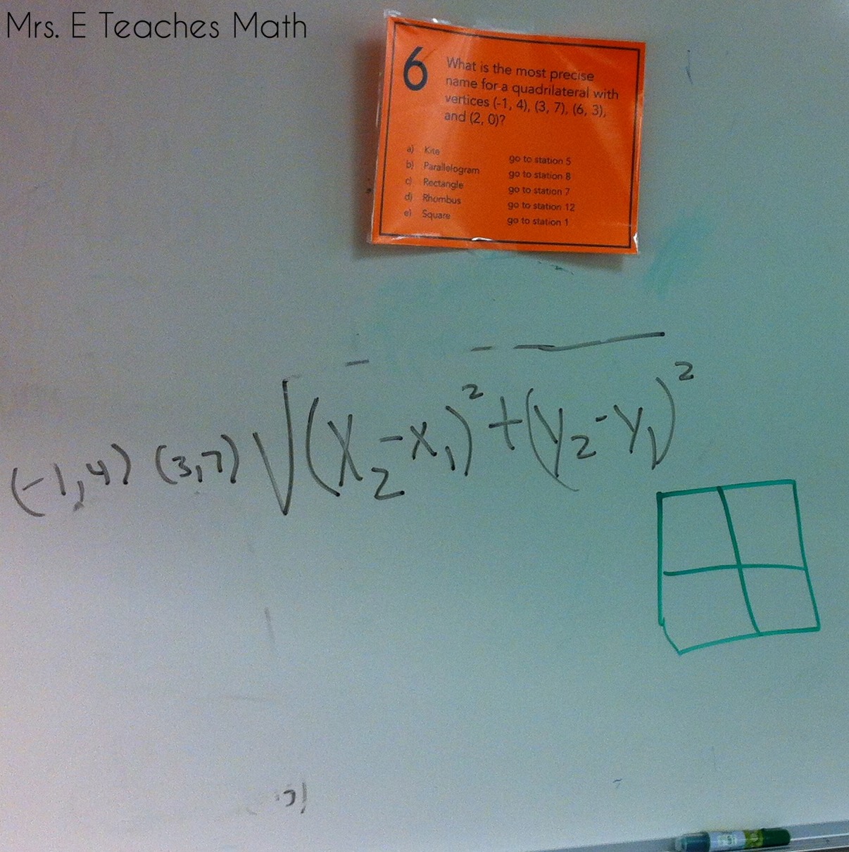 Reviewing with Stations Mazes | Mrs. E Teaches Math