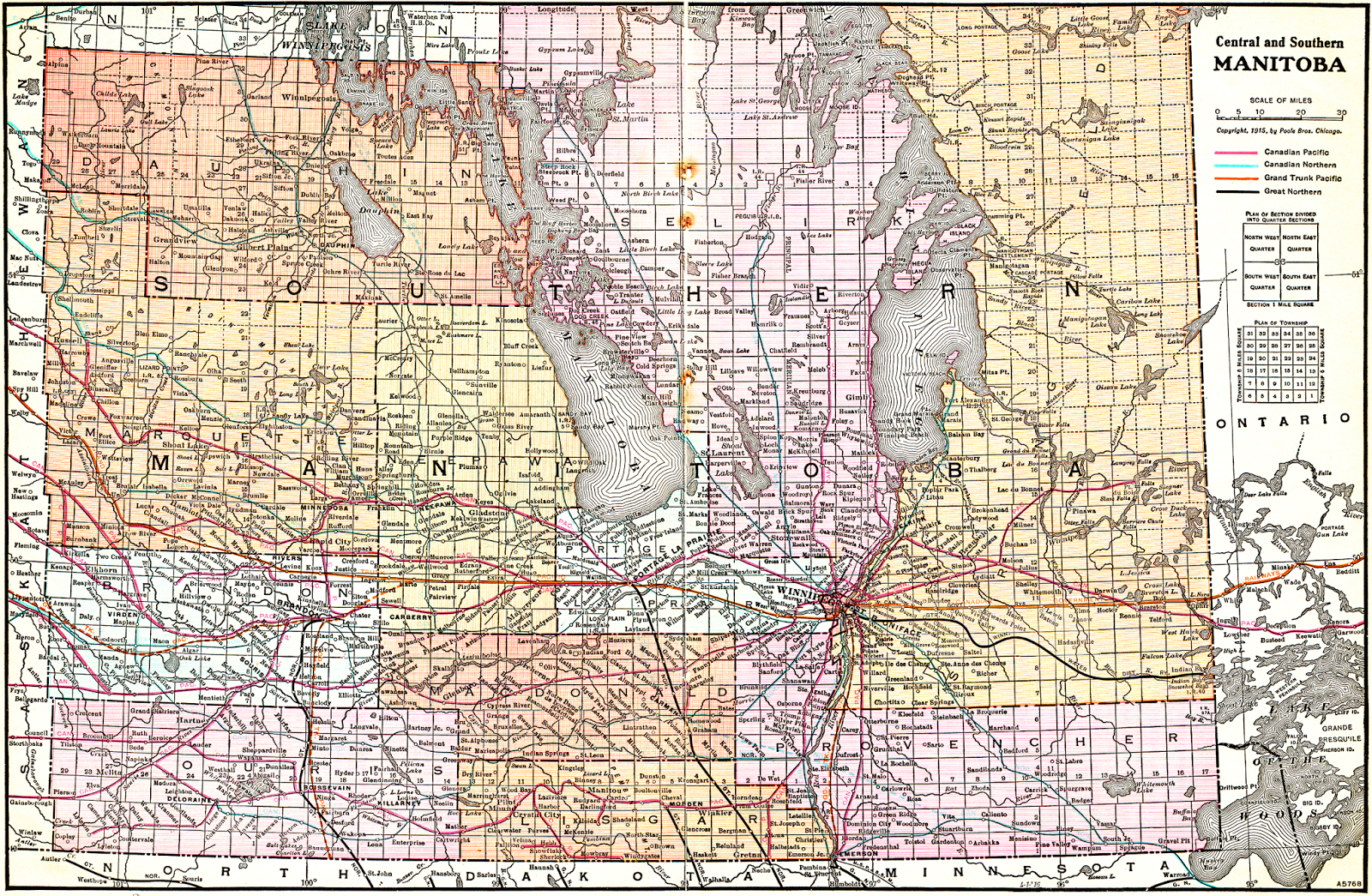Rolly Martin Country: Manitoba in a 1916 School Atlas