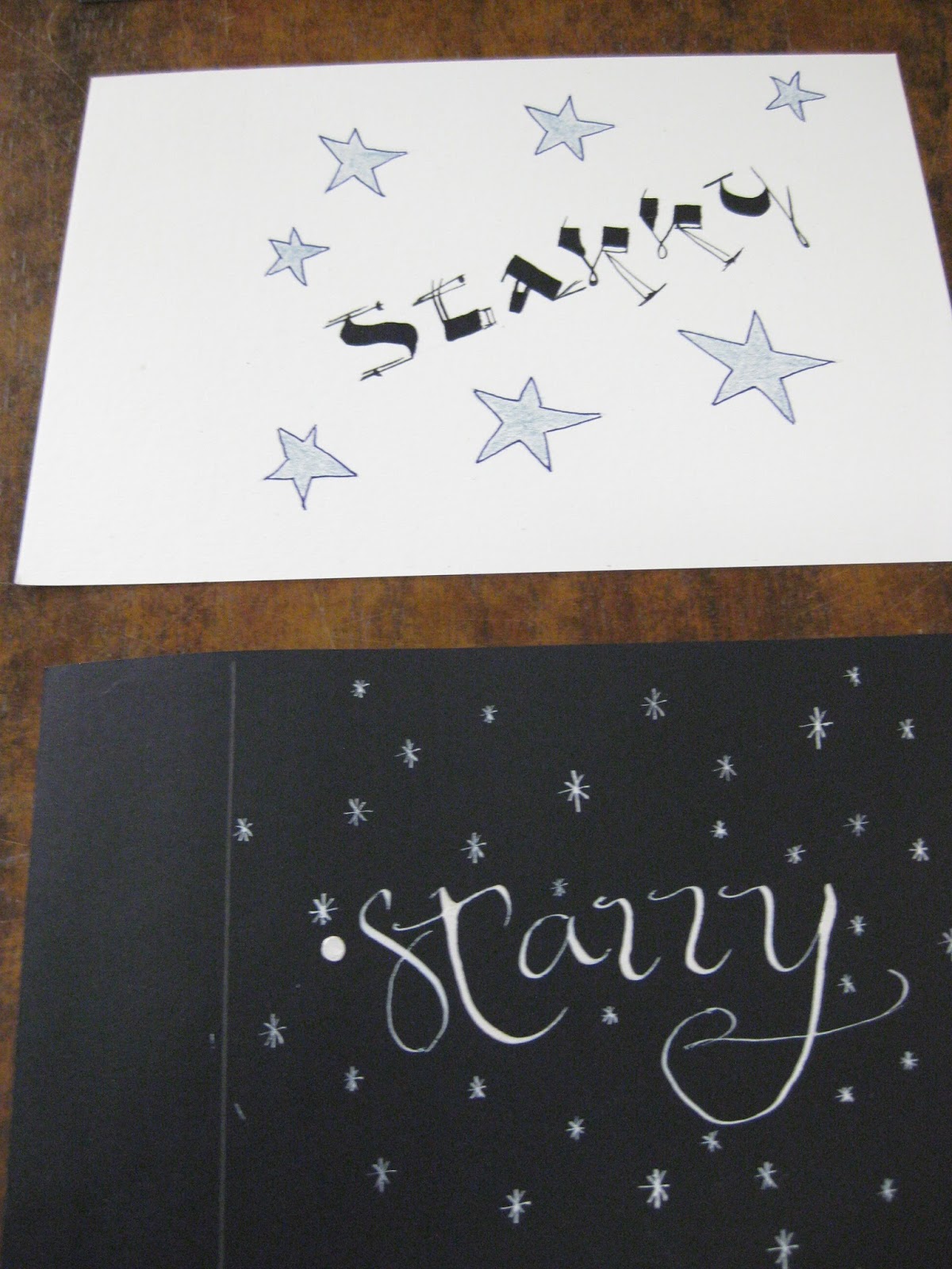 Calligraphy Southscribes Inc.: Starry - The Word a Month