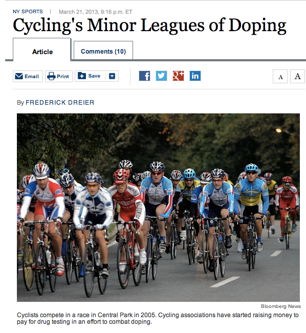 Bike Snob NYC: This Just In: Riding A Bike Makes You Special!