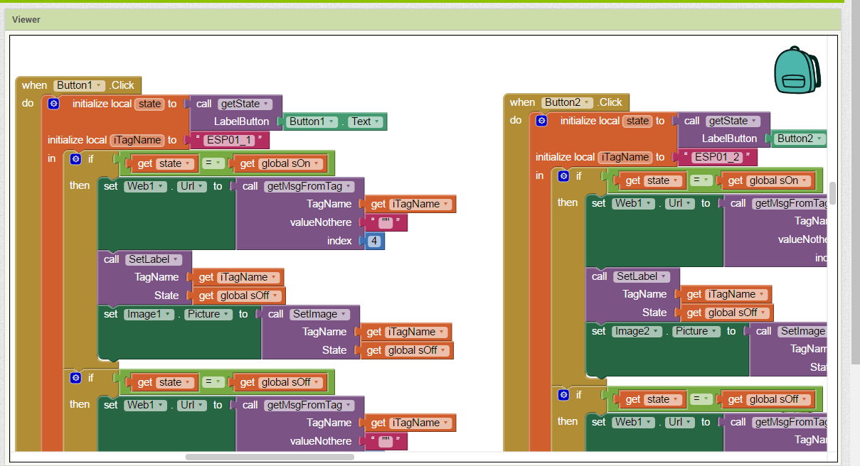 JoeGTEC's path: Esp8266-01(ESP Easy)+Create app 'The Easy HTTP Command' (dev. fr. AI2) c...