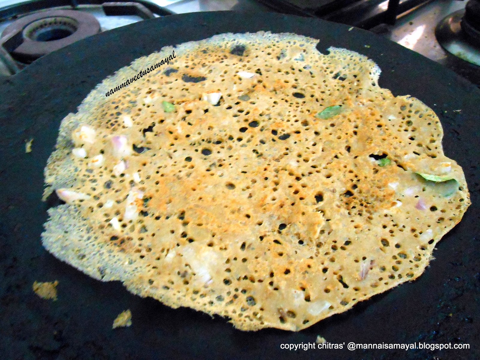 kalakkalsamayal: Thinai Dosai