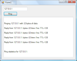 P = NP ?: Running an Command Line Program in C# and Getting Output