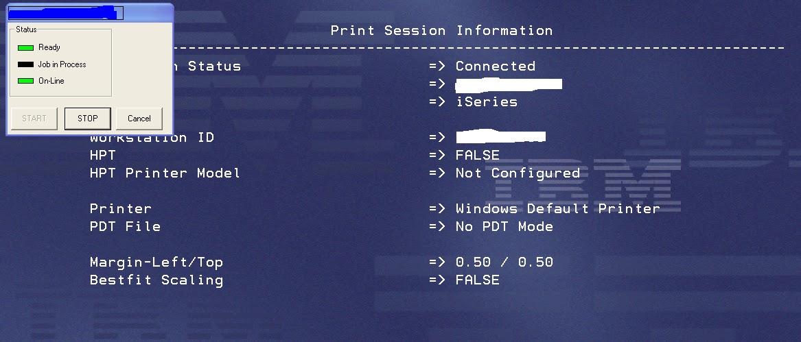 iSeries: Creating a virtual printer session and device - PDF printer