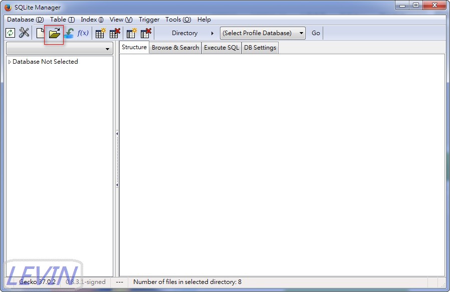 Java程式教學甘仔店: SQLite Manager 查看 Table