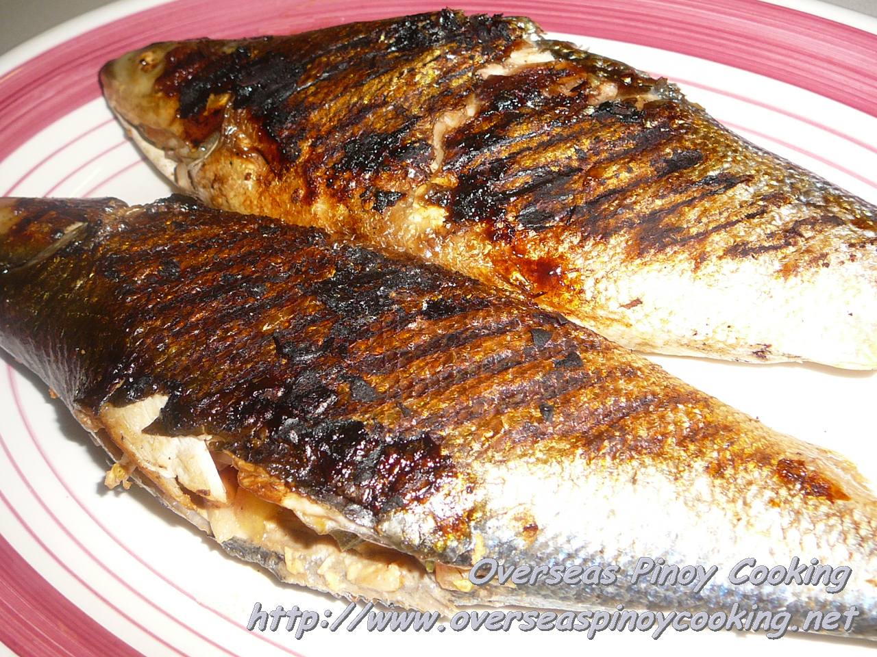 Inihaw Na Bangus With Kamatis