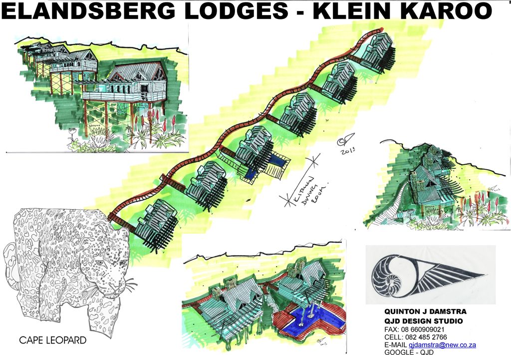 QJD Design studio wildetect: mountain retreat lodge design - Klein Karoo