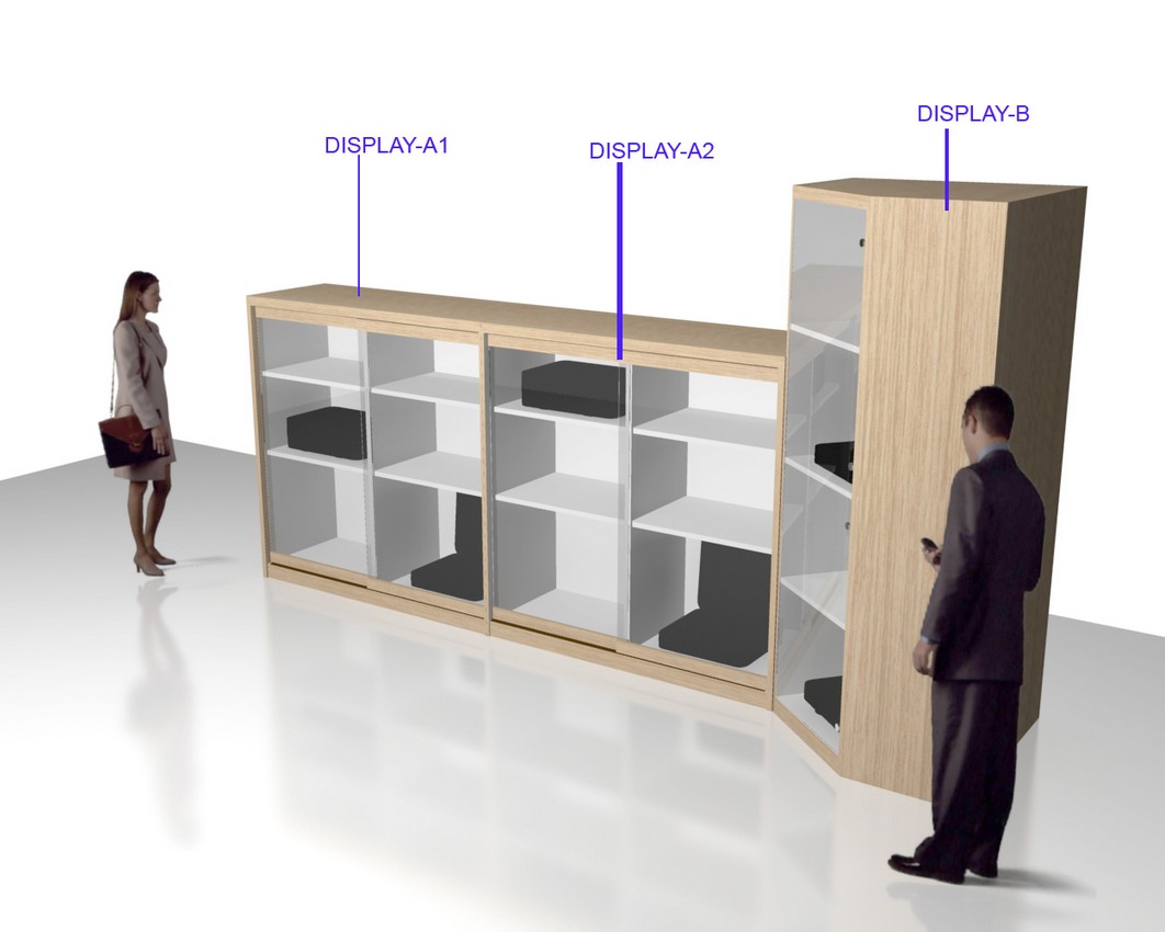 Etalase Display Showcase Untuk Pameran Produk Kantor - Furniture Kantor ...