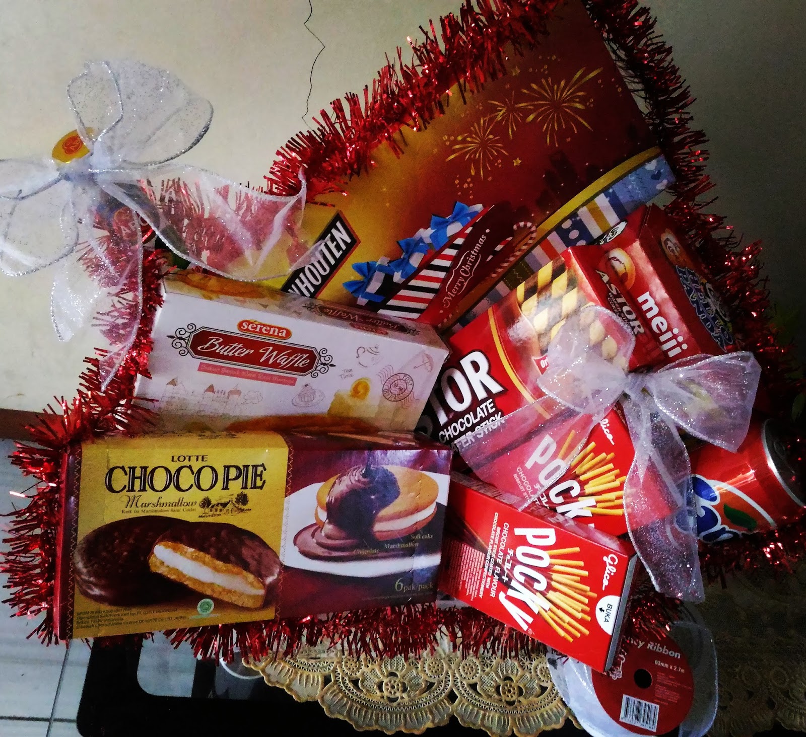 Cara Nak Buat Hamper Makanan Ringan