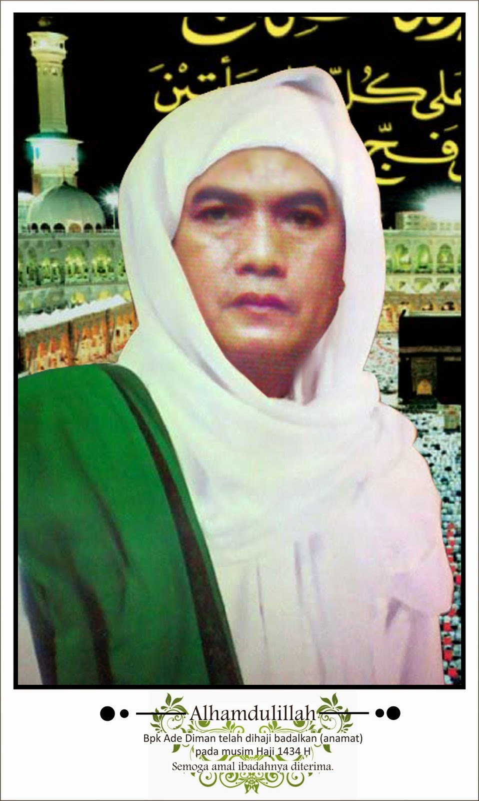 pesantren alkandiyas: piagam haji badal dan poto2 mekah dan madinah